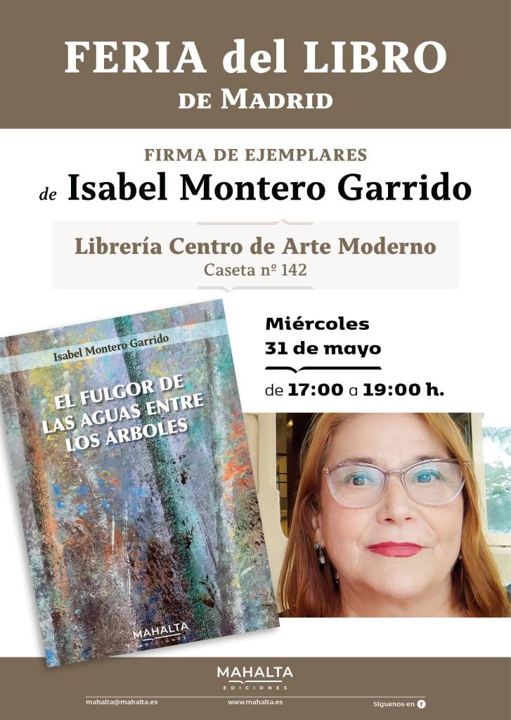 Isabel Montero. FERIA DEL LIBRO DE MADRID. – Isabel Montero Garrido
